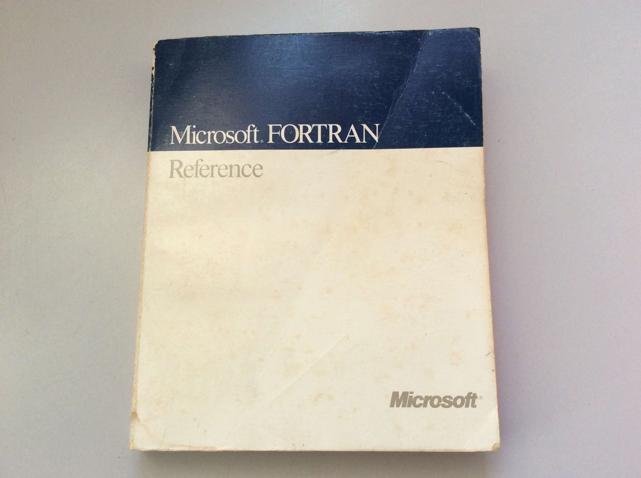 MICROSOFT FORTRAN REFERENCE – Museu de Tecnologia